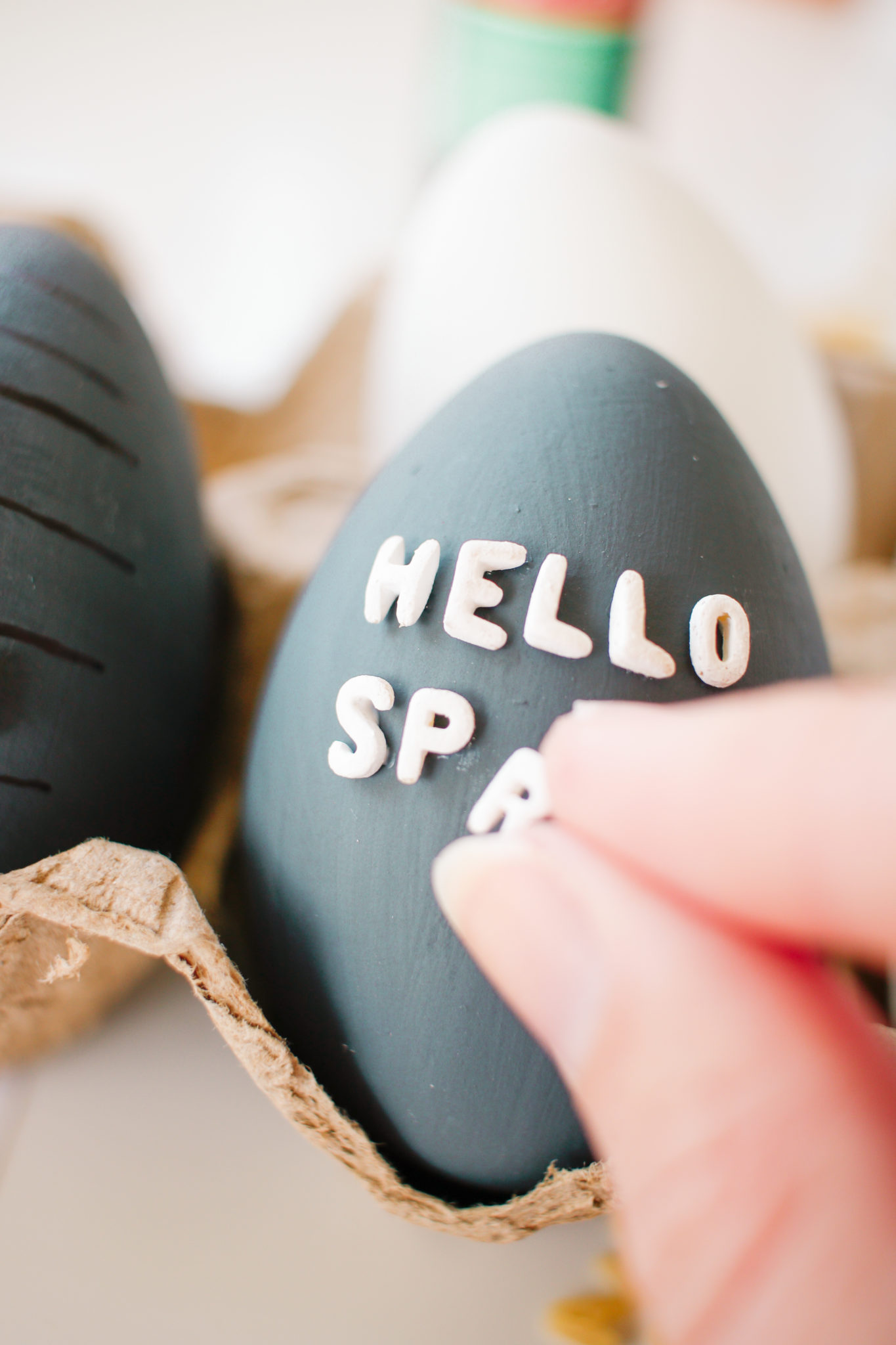 DIY Letter Board Easter Eggs - mikyla