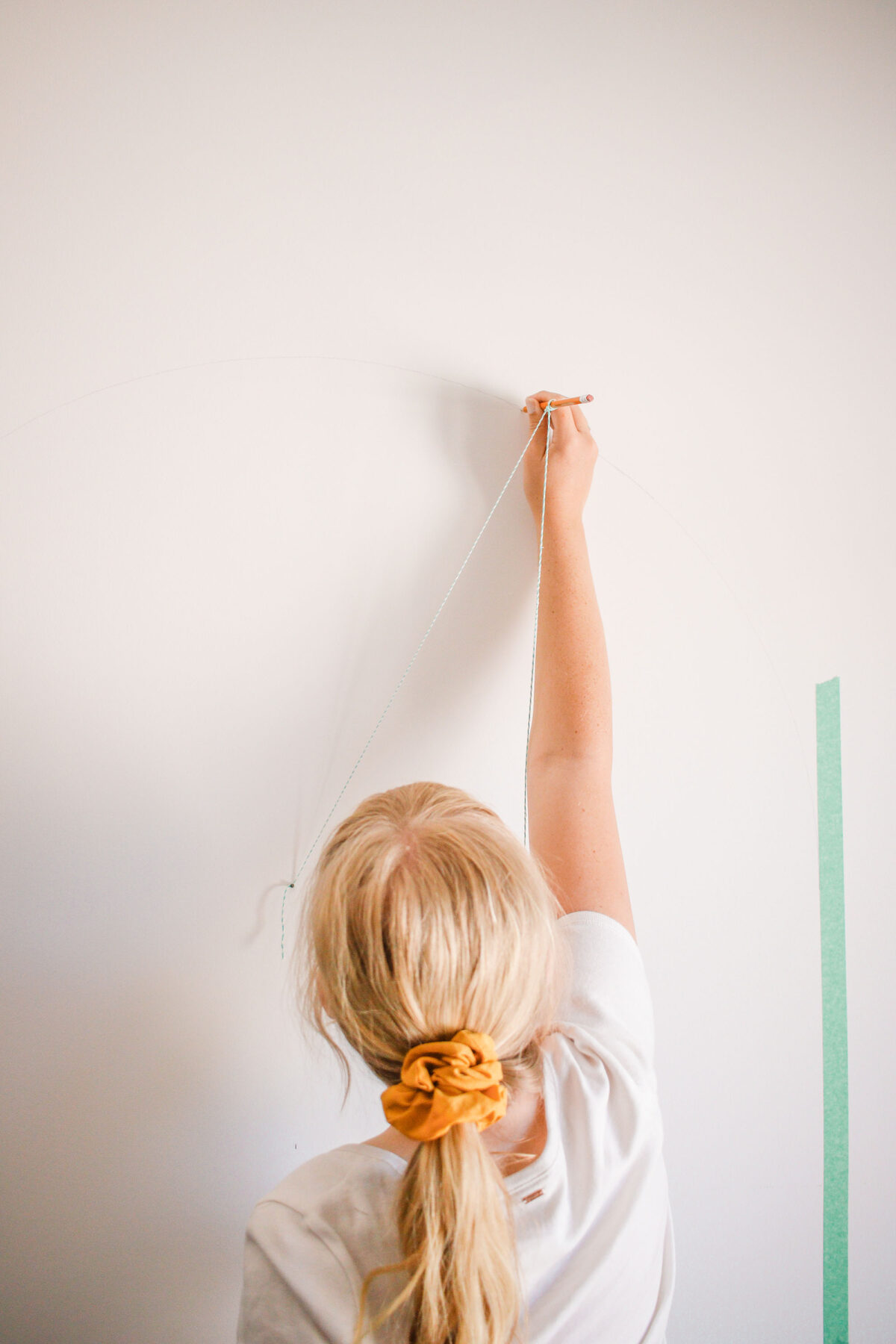 How to Paint a Color Block Arch + Office Makeover - mikyla