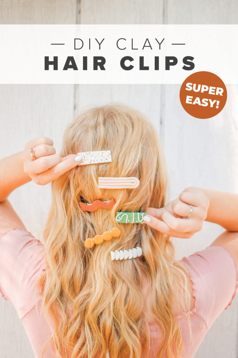 DIY Clay Hair Clips - mikyla