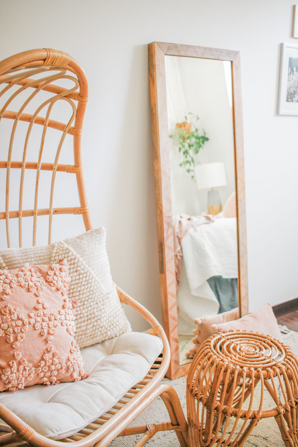 DIY Painted Arch Headboard + Bedroom Tour - mikyla