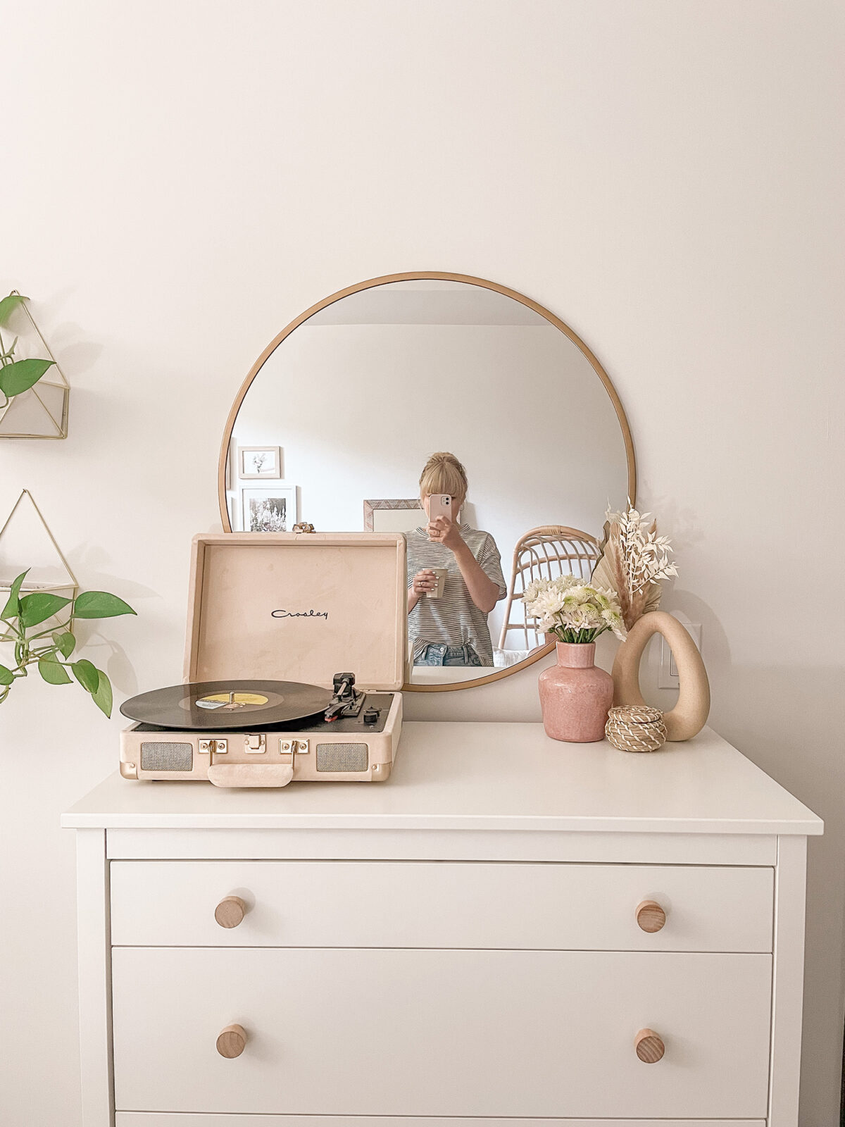 DIY Painted Arch Headboard + Bedroom Tour - mikyla