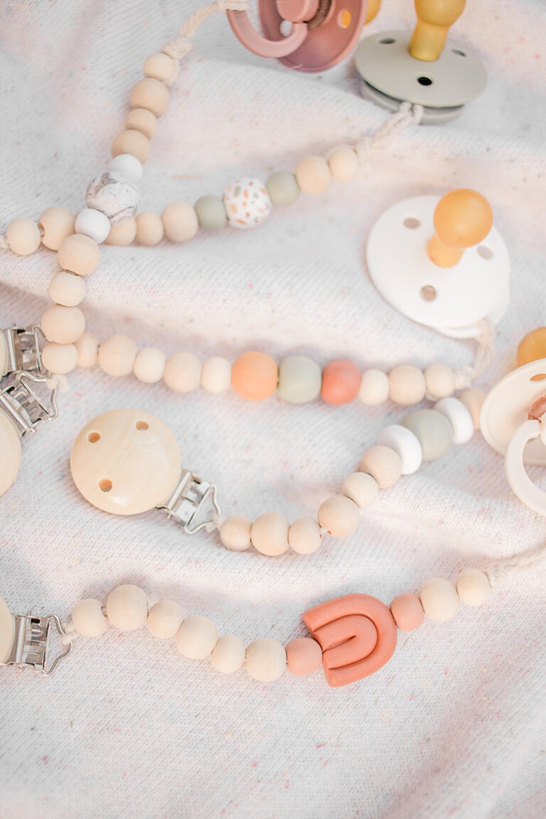 DIY Clay & Wooden Pacifier Clips - mikyla