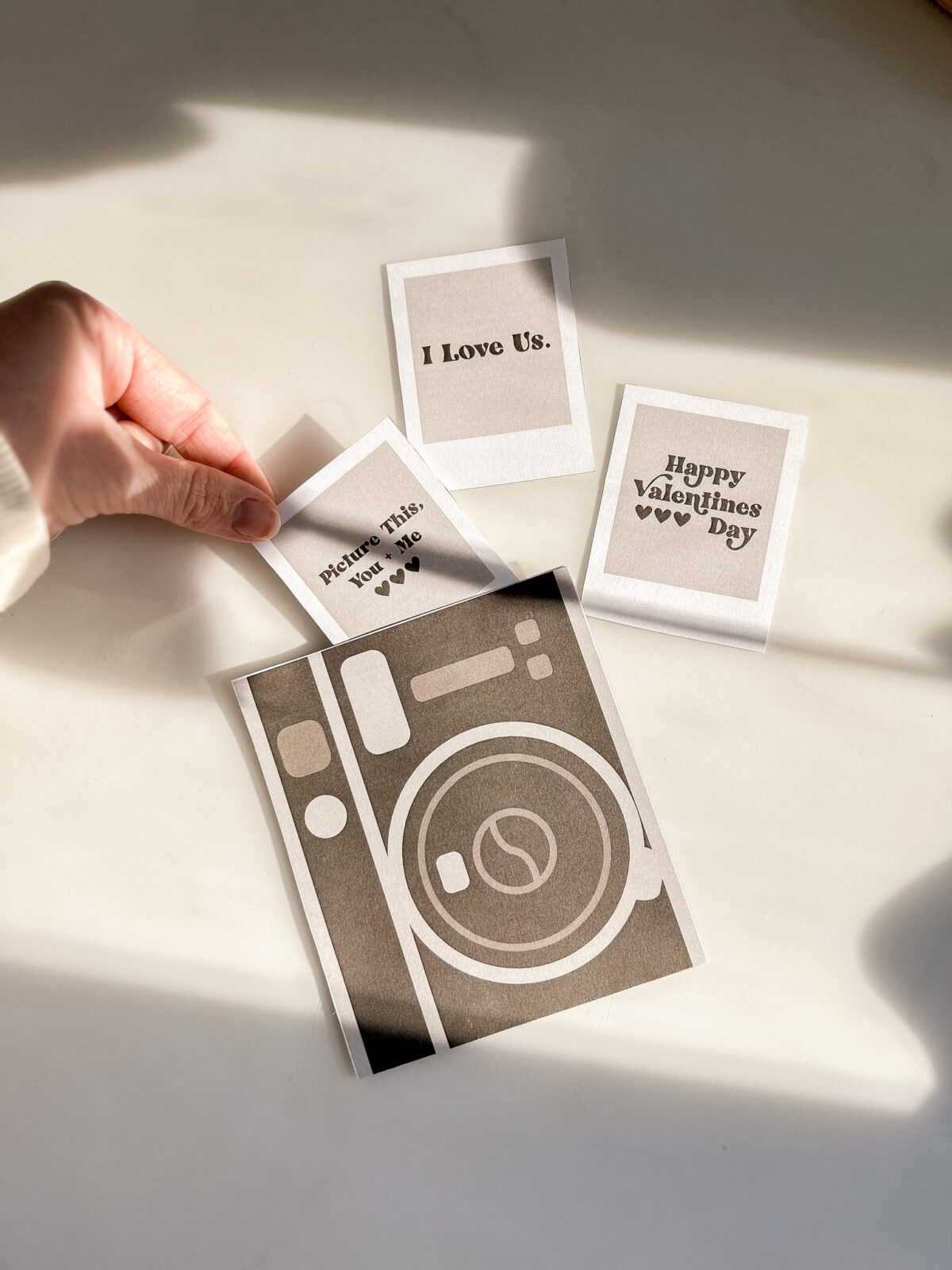 Free Printable Polaroid Camera Valentine - mikyla