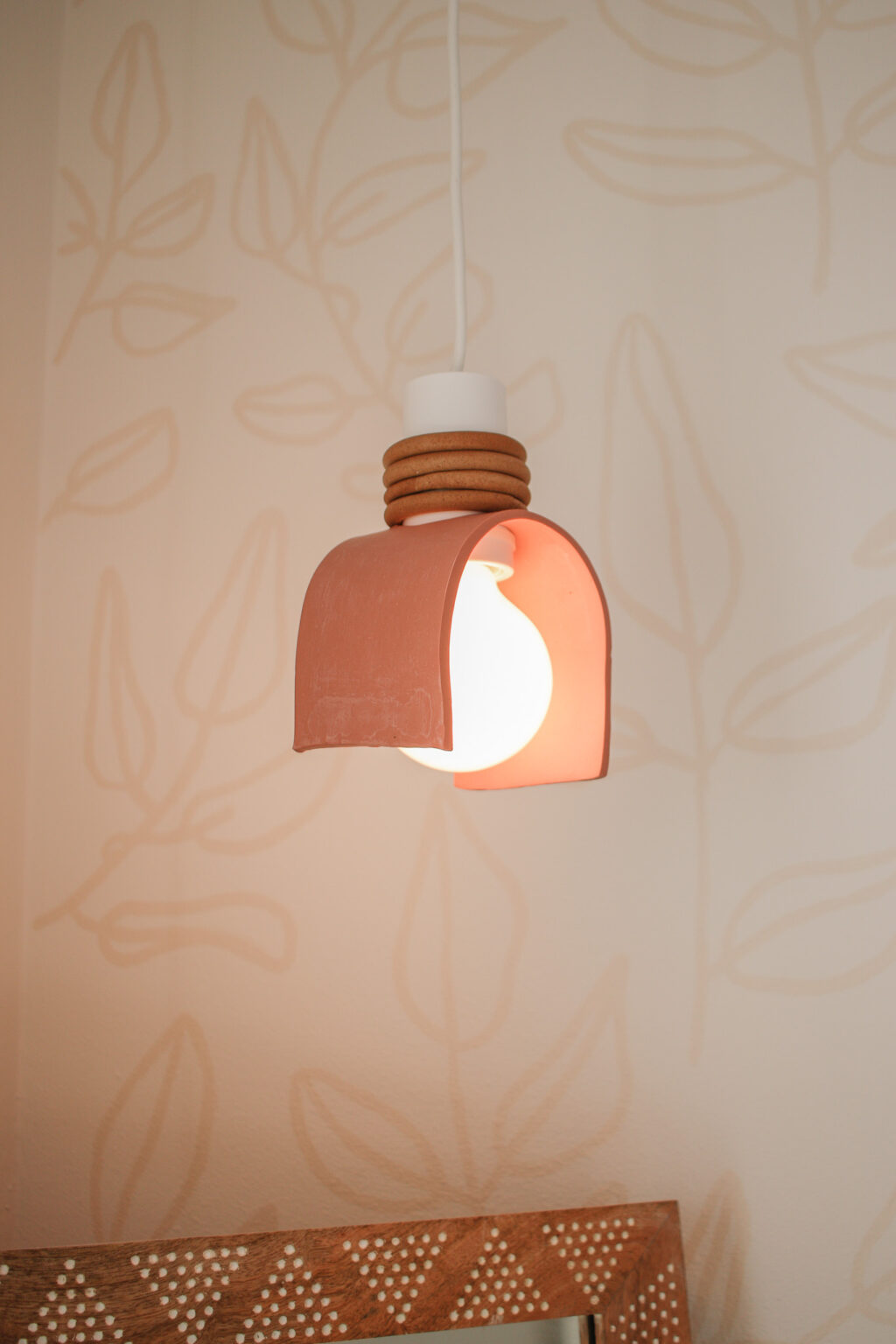 DIY Polymer Clay Pendent Light - mikyla