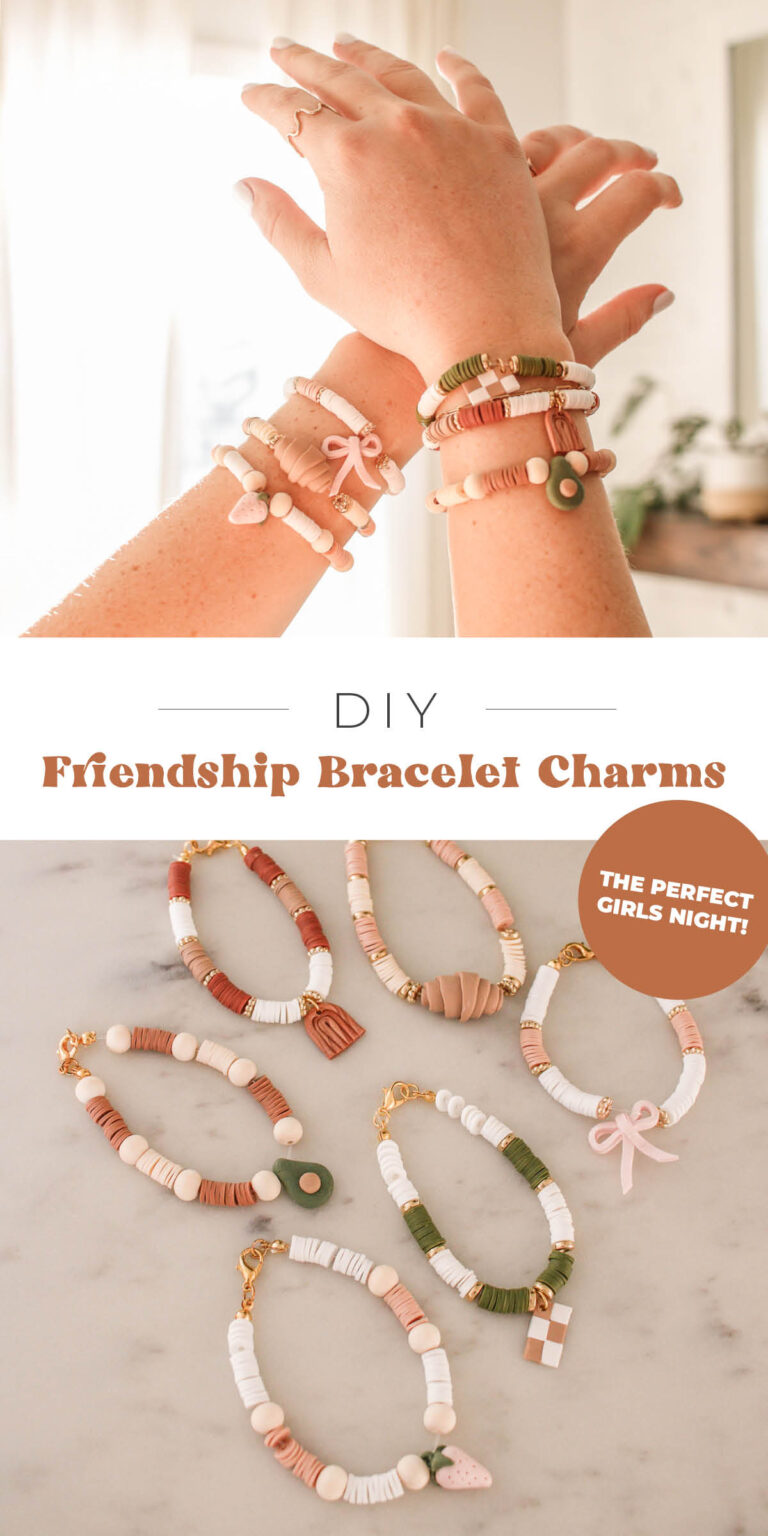 DIY Clay Friendship Bracelet Charms - mikyla